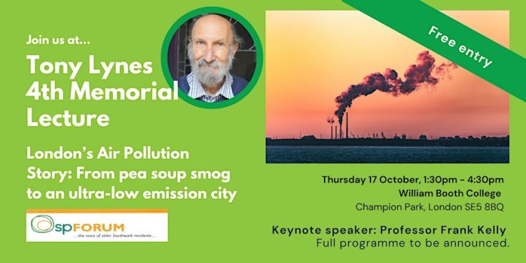 Keynote Speaker: Professor Frank Kelly – Tony Lynes 4th Memorial ...